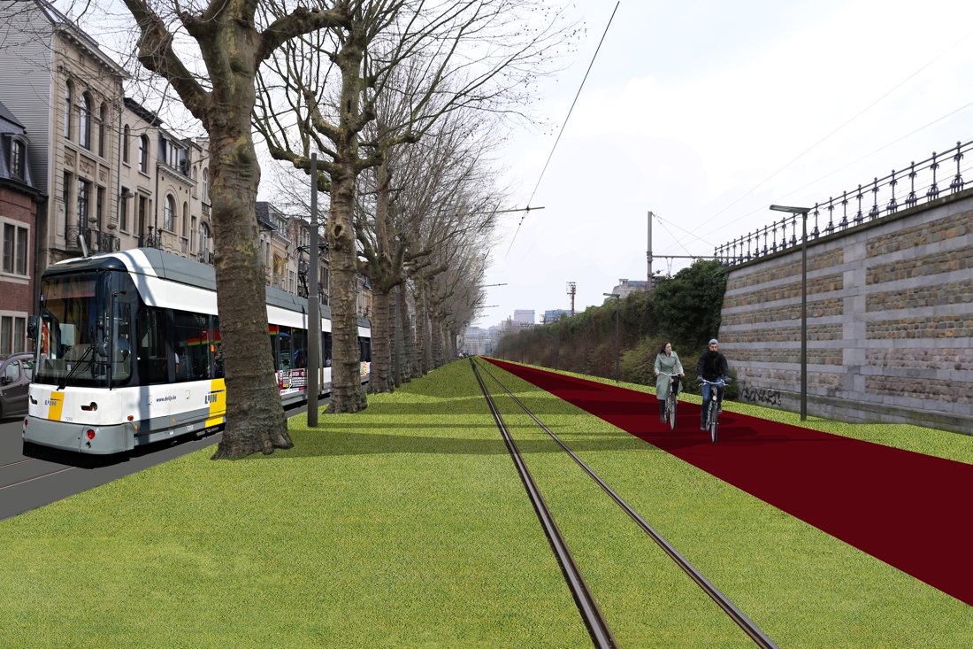 Fietsers krijgen tweerichtingsfietspad (Antwerpen 2018) - Gazet van Antwerpen