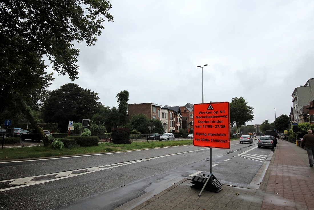 Mechelsesteenweg twee dagen afgesloten aan Gemeenteplein (Mortsel) | Gazet van Antwerpen