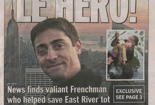 Fransman die 2-jarig meisje uit East River redde teruggevonden | Gazet ...